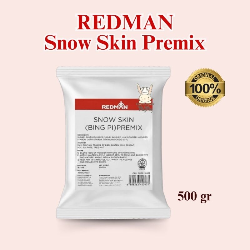 Jual Redman Tepung Premix Snow Skin Mooncake | Shopee Indonesia