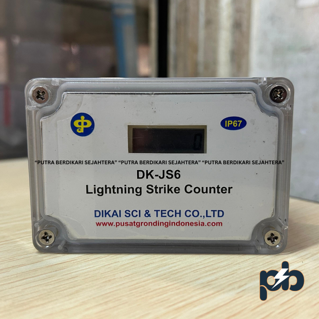 Jual Lightning Strike Counter Merk Dikai DK-JS6 / Penghitung Sambaran ...
