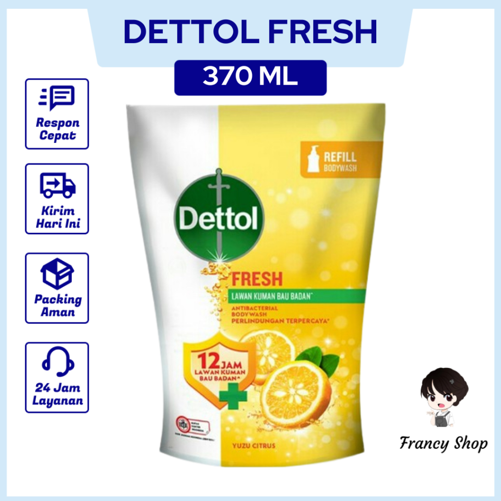 Jual Dettol Body Wash Sabun Mandi Cair Fresh Original Cool Invigorate Tropical Splash Lemon ...