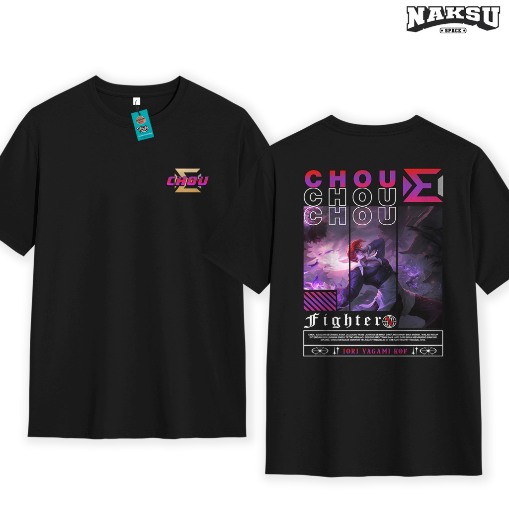 Jual KAOS SKIN KOF CHOU FIGHTER IORI YAGAMI BAJU MOBILE LEGENDS DISTRO ...