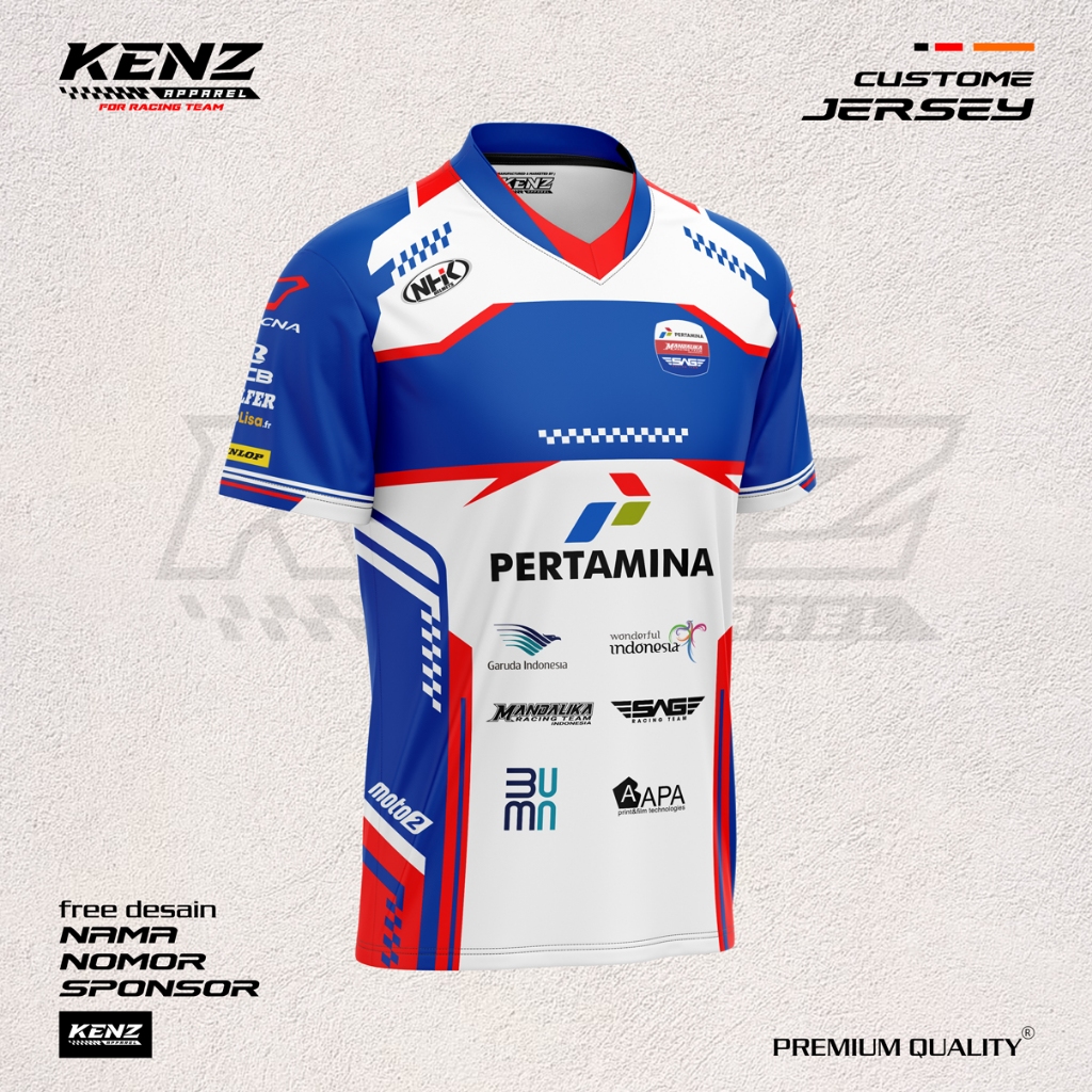 Jual KENZ APPAREL - Kaos Jersey Mandalika Racing Team Motogp bisa ...