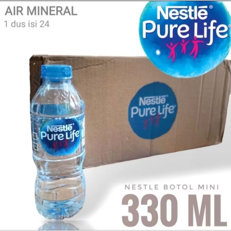 Jual Nestle pure life 330mL 1 dus | Shopee Indonesia