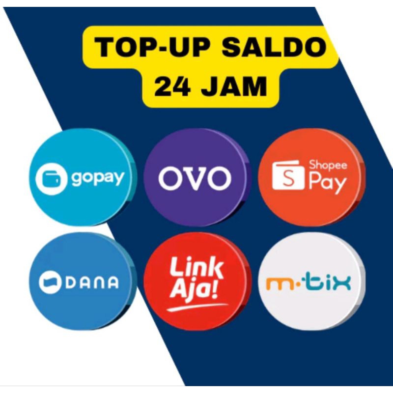 Jual stiker isi pulsa operator dan e-wallet DLL | Shopee Indonesia