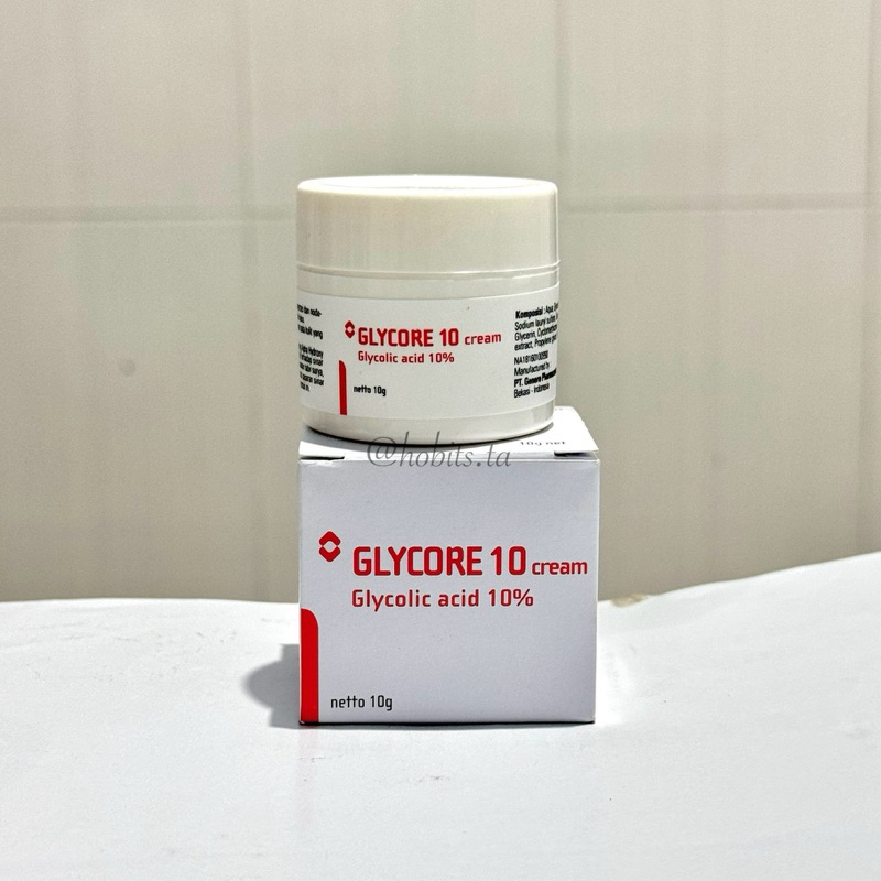 Jual (NEW) Glycore 10% kemasan 10 gram Glicolic Acid 100% ORI | Shopee ...