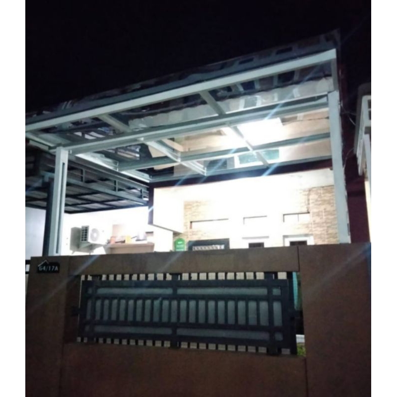 Jual kanopi baja ringan atap solarflat terpasang+cet | Shopee Indonesia