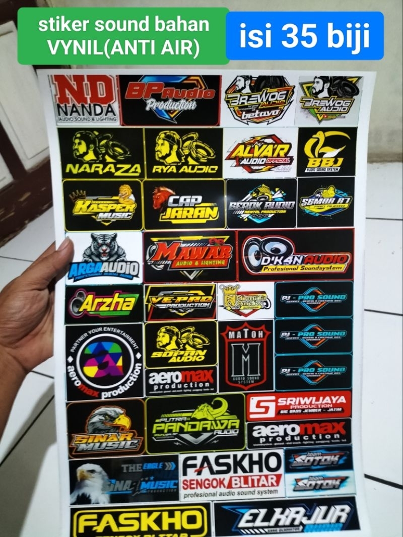 Jual Stiker Sound System | Stiker Audio | Stiker Sound System Audio ...