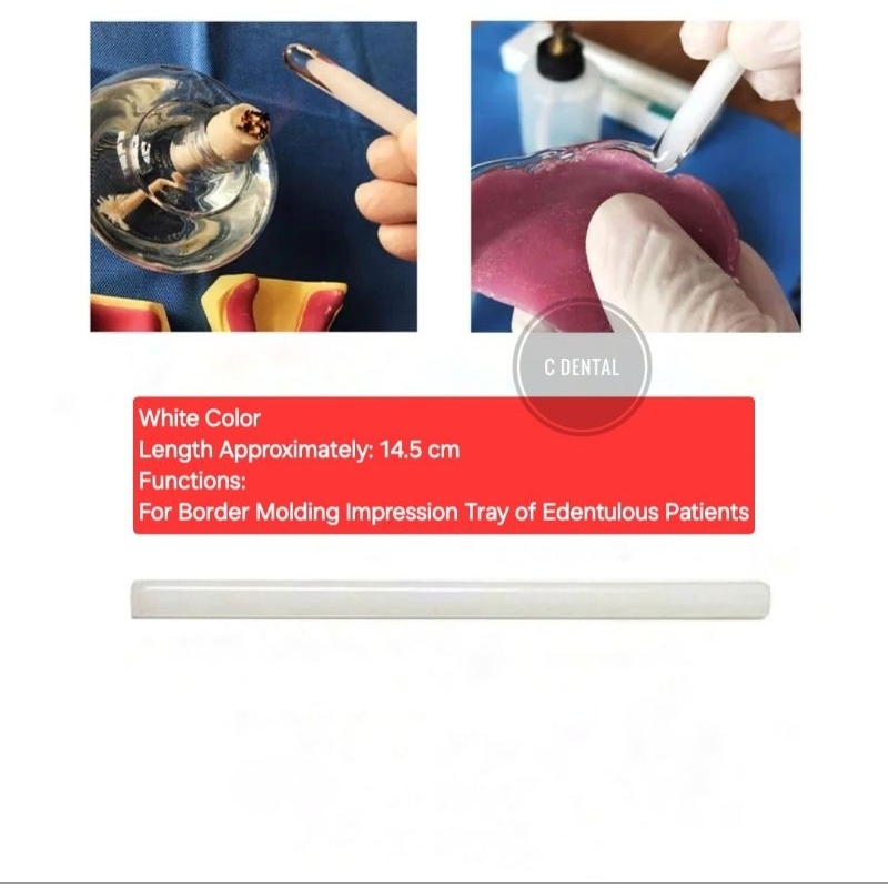 Jual Dental Prosthetic Border Molding Compound Stick Individual ...