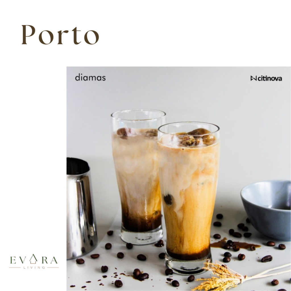 Jual Porto Citinova / gelas kaca / gelas minum / gelas aesthetic / kado ...