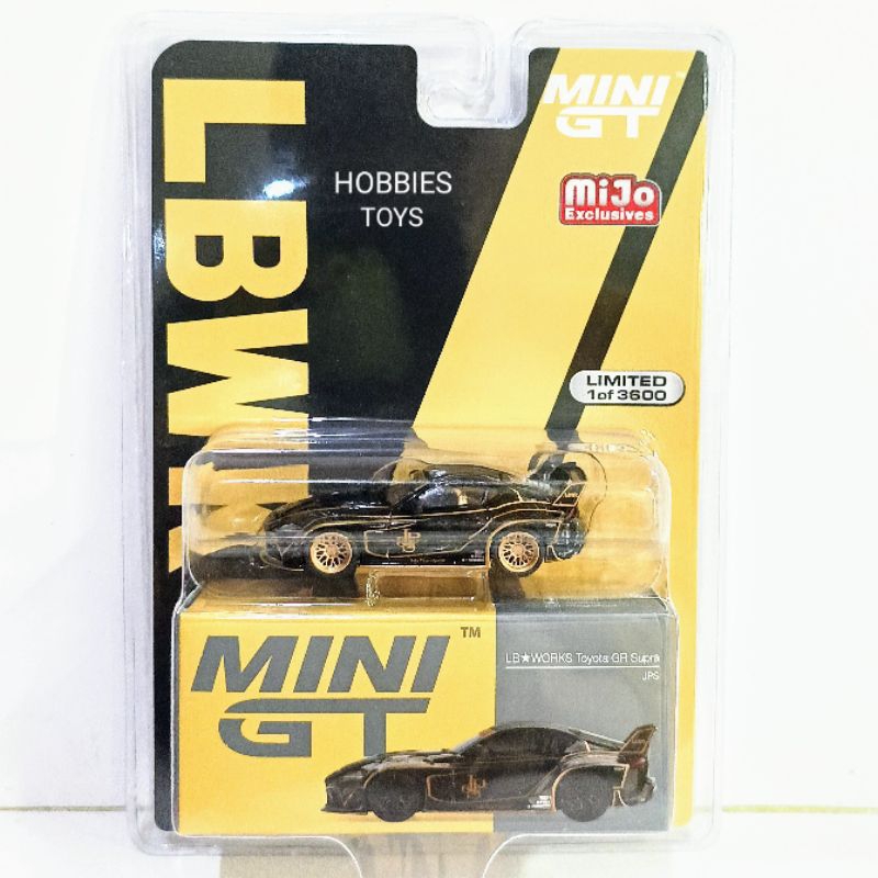 Jual MINI GT 325 LB WORKS Toyota GR Supra JPS Limited Super Chase Car ...