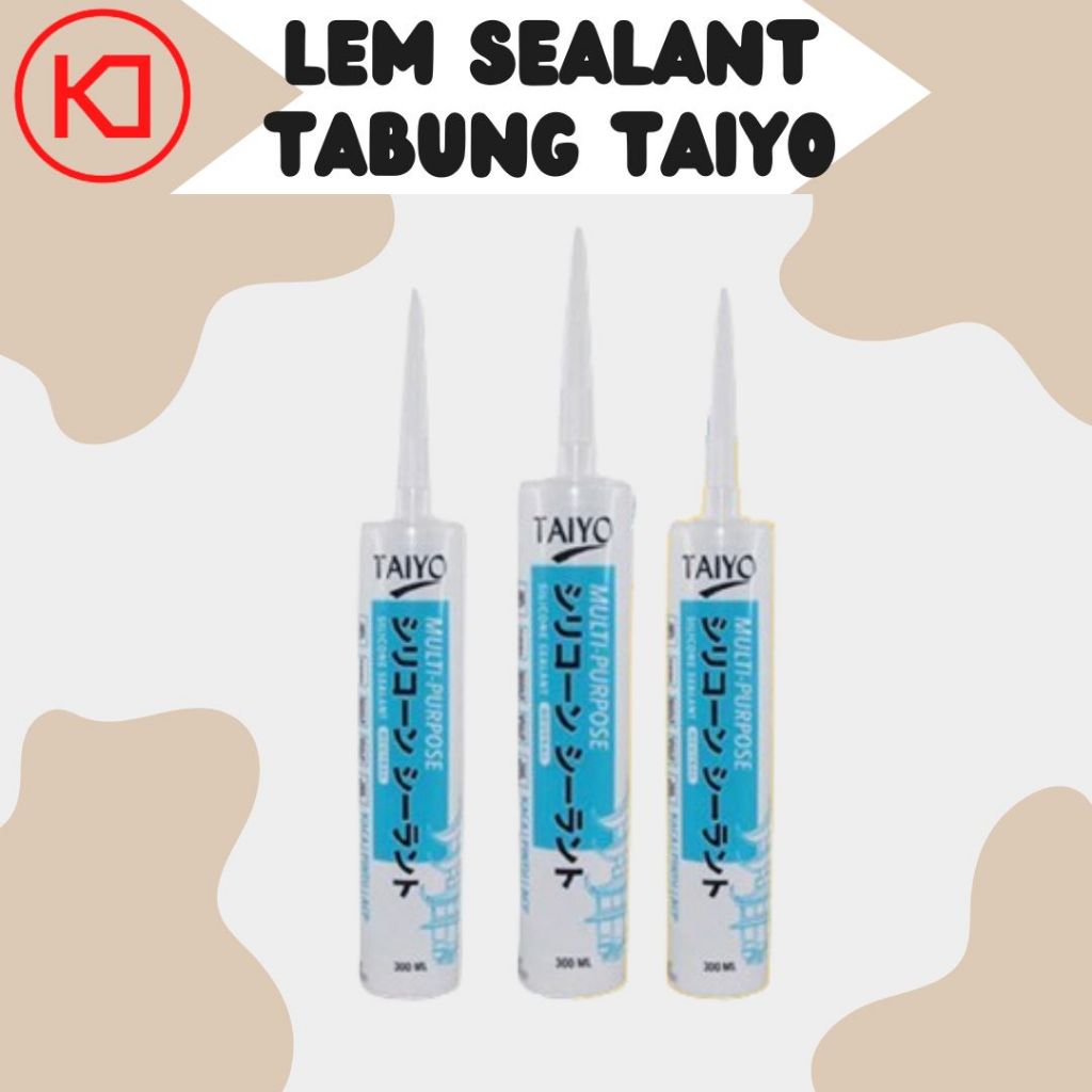 Jual Lem Kaca / Silicone Sealant NETRAL Taiyo Clear/White | Shopee ...