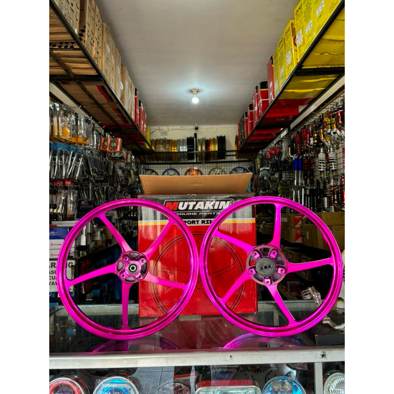 Jual Velg enkai Mutakin type 525 160/160-17 Warna Purple Double Disk ...