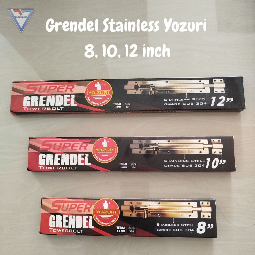 Jual Grendel Stainless / Slot Pintu / / Selot Pintu Besi / Yozuri Super ...