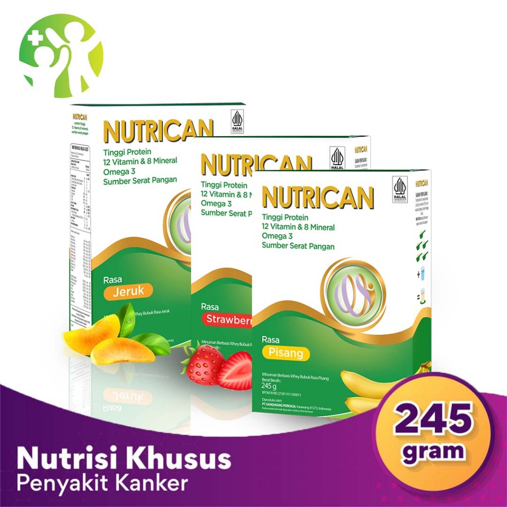 Jual Nutrican Susu Rasa Pisang / Jeruk / Strawberry 245 gram | Shopee ...