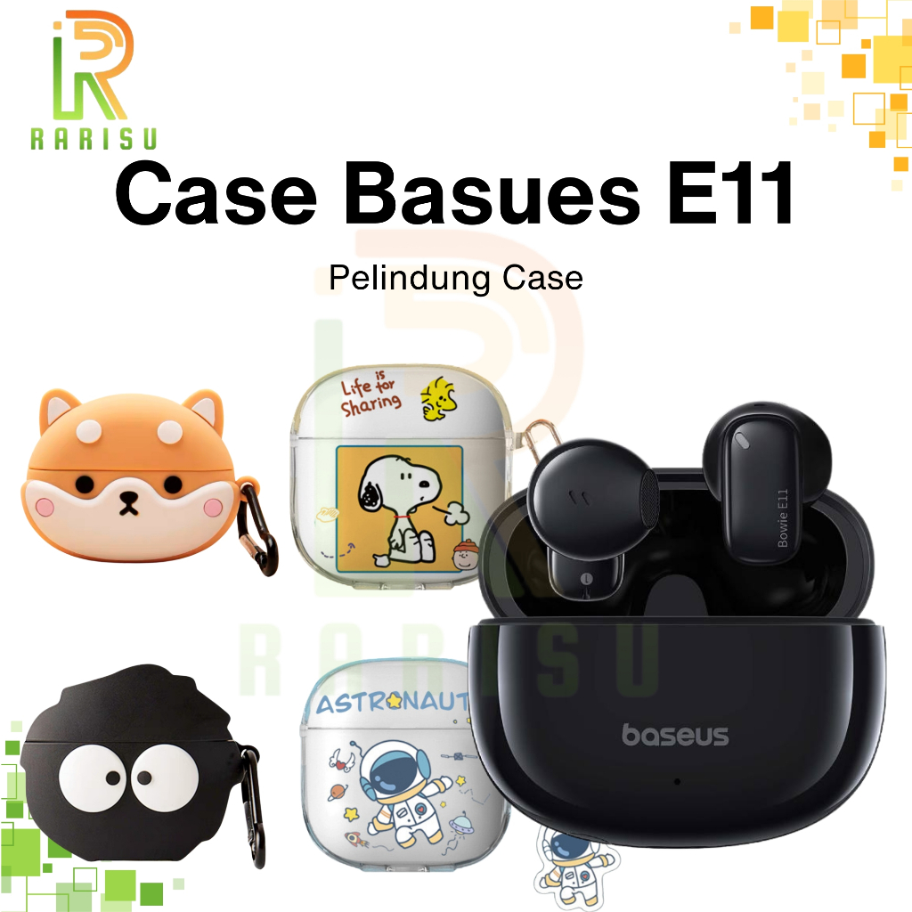 Jual Case Baseus E11 Kartun Lucu Casing Earphone TWS Pelindung Cover ...
