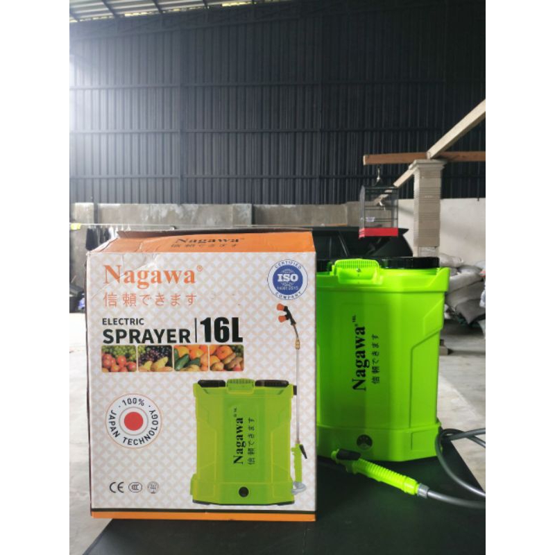 Jual Tangki Semprot Sprayer Elektrik Yokohama / Nagawa 16 Liter Free ...