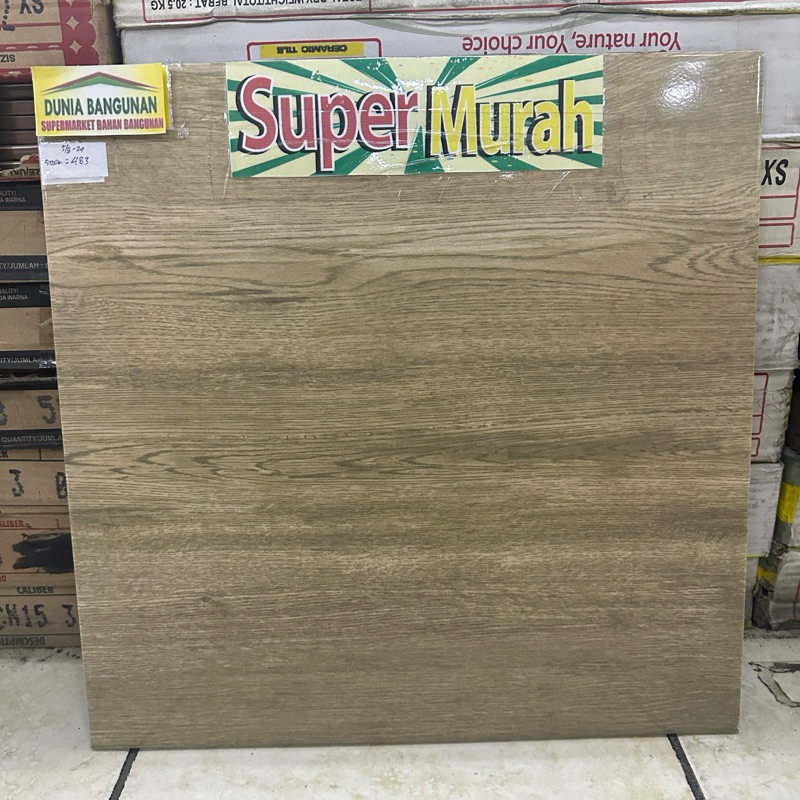 Jual Keramik Asia Tile Oakwood Brown 40x40 Keramik Lantai Motif Kayu ...