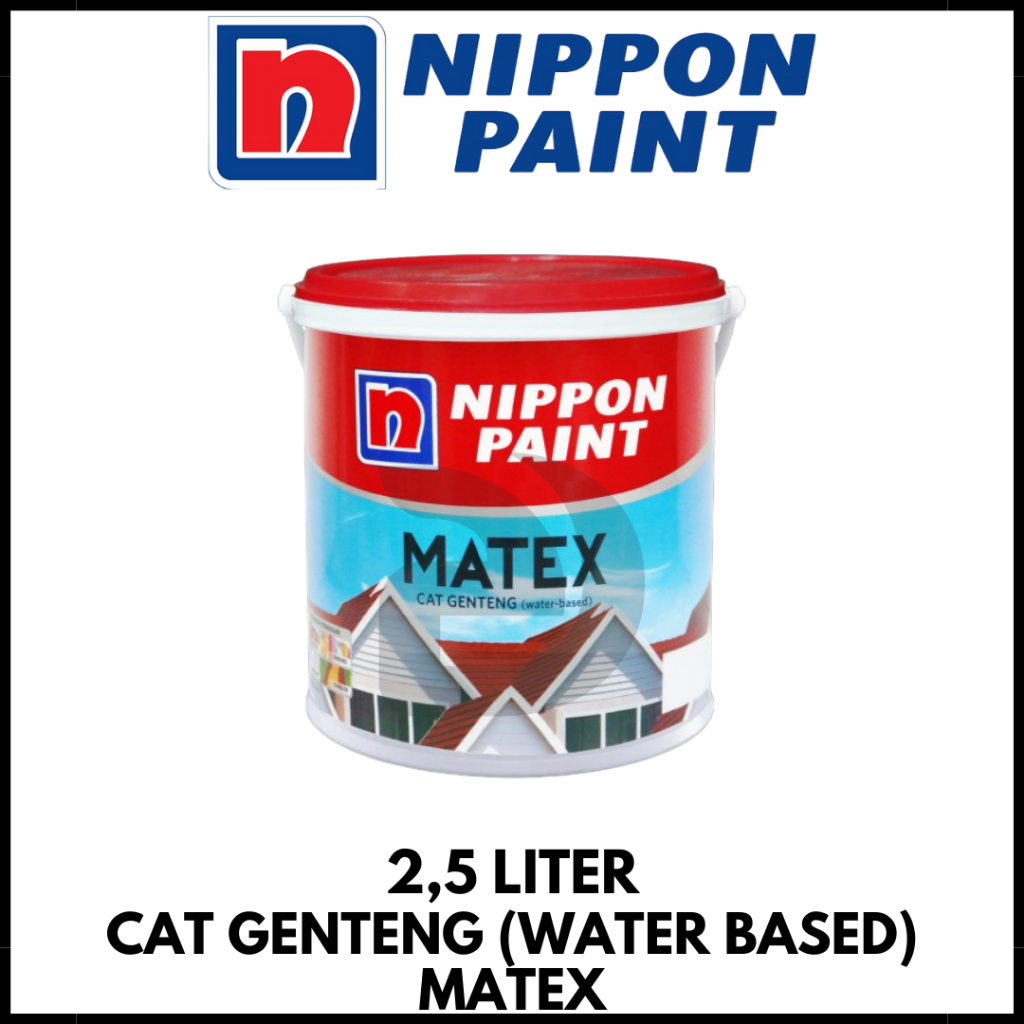 Jual Cat Genteng Matex Galon 2,5Liter / Nippon Paint | Shopee Indonesia