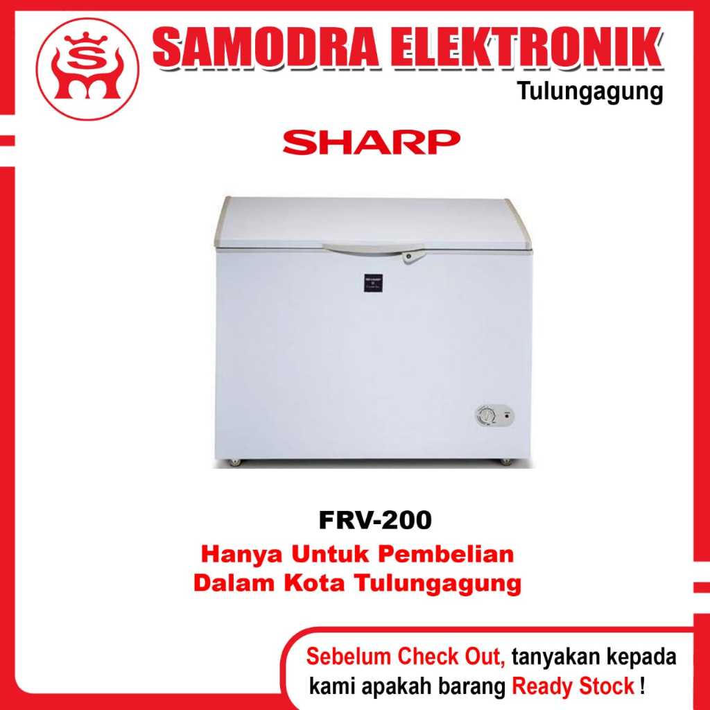 Jual Chest Freezer SHARP FRV-200 I Chest Freezer SHARP 205L | Shopee ...