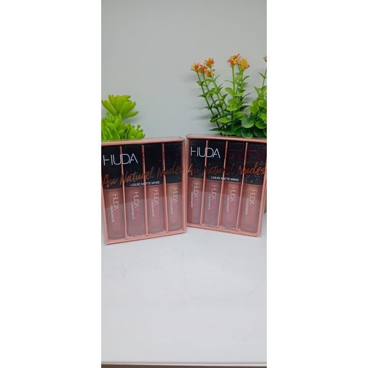 Jual MIMO - HUDA BEAUTY Liquid Matte Mini Au Naturels Nudes | Shopee ...
