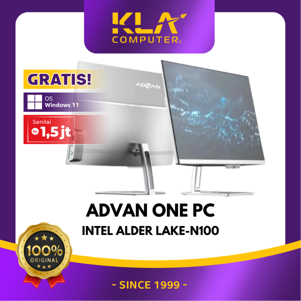 Jual Advan All in One PC AIO OnePC S Intel N100 4GB SSD 128GB | Shopee Indonesia