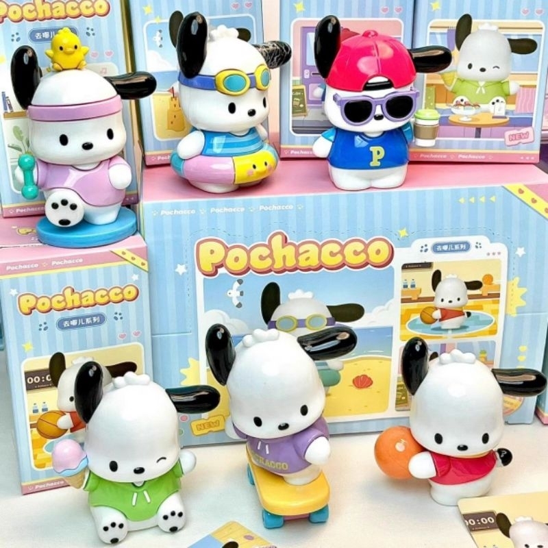 Jual Blind Box pochacco where to go mini so San rio blindbox poka ...