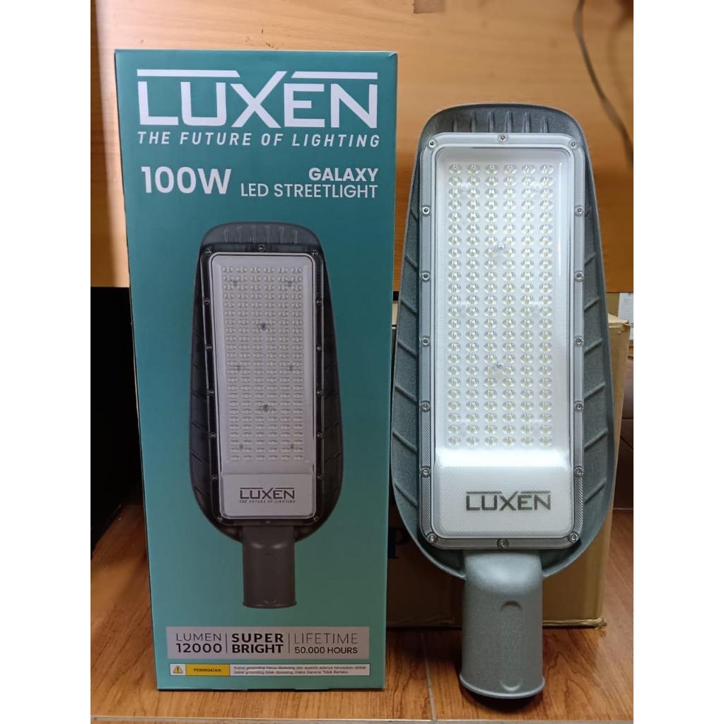 Jual Lampu PJU LED LUXEN 100W Lampu Jalan PJU Luxen LED PJU 100W TIPE ...