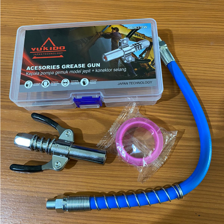 Jual Kepala Pompa Grease Gun Grease Coupler Heavy Duty Kunci Ganda ...