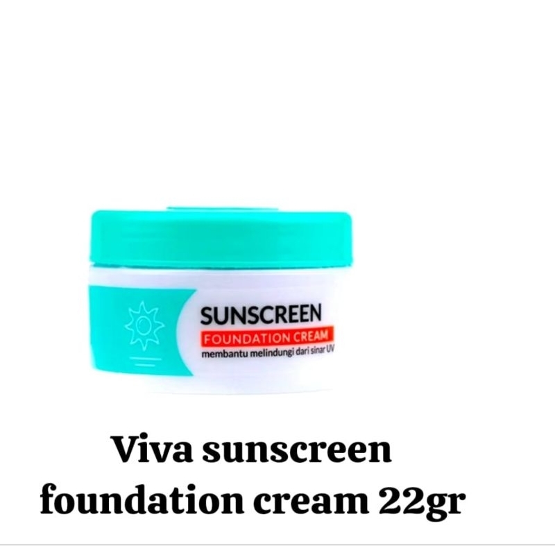 Jual VIVA SUNSCREEN FOUNDATION CREAM 22gr - SUNSCREEN VIVA ORIGINAL 100 ...