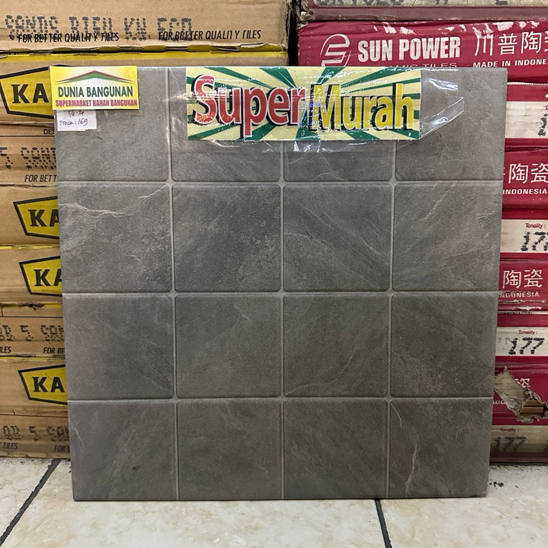 Jual Keramik 40x40 KIA Gritania Grey Keramik Lantai Kasar / Keramik ...