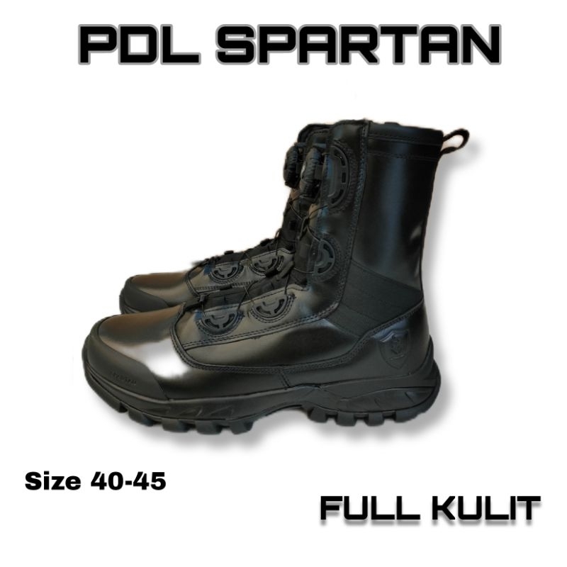 Jual Sepatu PDL SPARTAN FULL KULIT ASLI | Shopee Indonesia