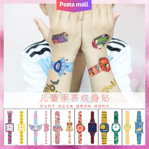 Jual Tato jam tangan blink anak flash glitter tato temporer | Shopee ...