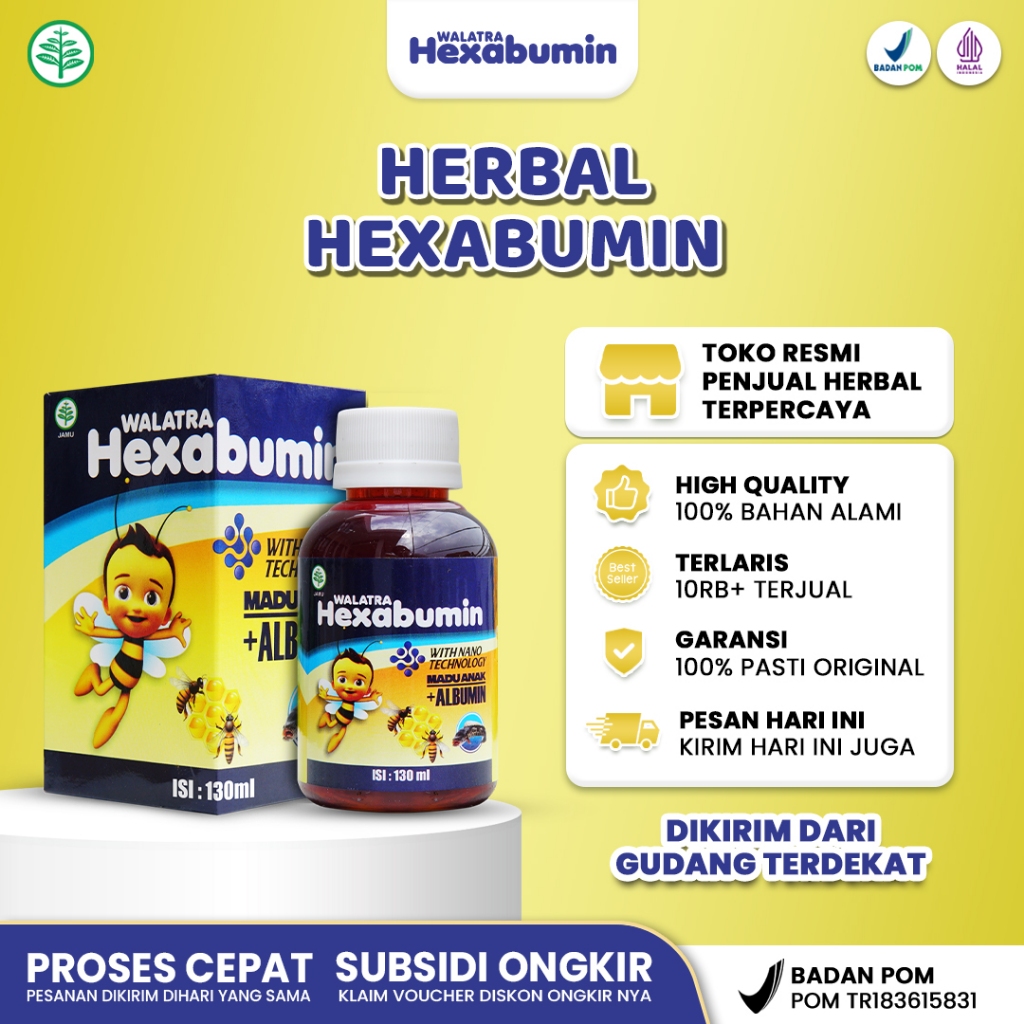 Jual Hexabumin Madu Original Vitamin Anak - Obat Bantu Jaga Imunitas ...
