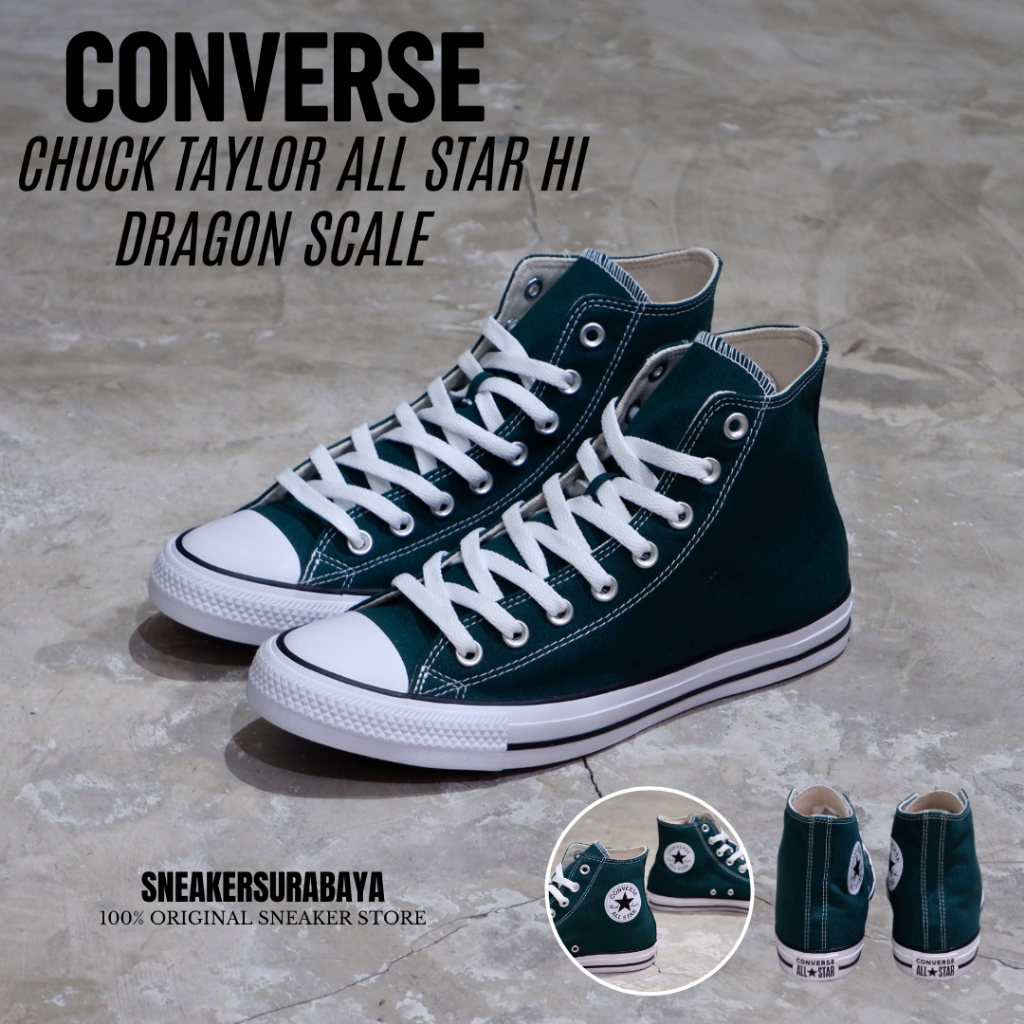 Jual CONVERSE CHUCK TAYLOR ALL STAR HI DRAGON SCALE | Shopee Indonesia