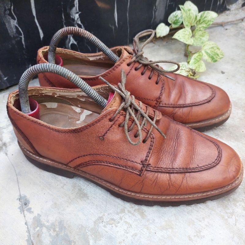 Jual sepatu oxford second merk shoopen size 42(27cm) | Shopee Indonesia