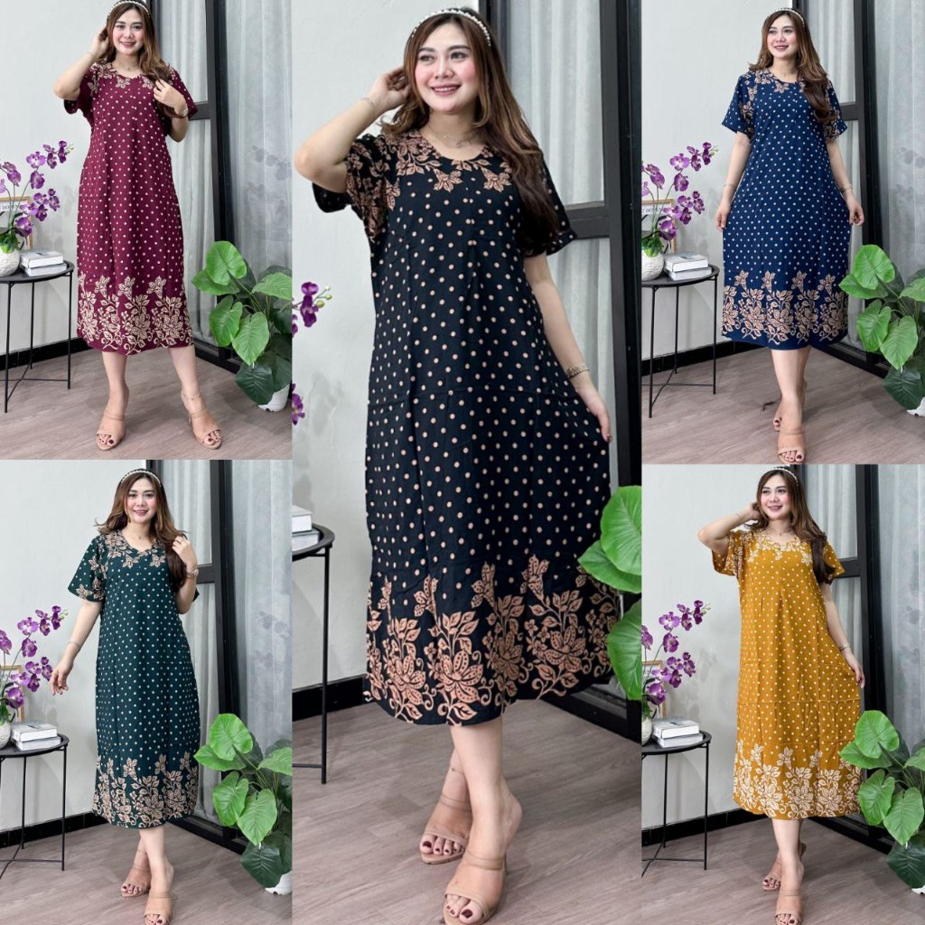 Jual Daster Wanita Terbaru Rayon Busui Resleting Depan - Baju Tidur ...