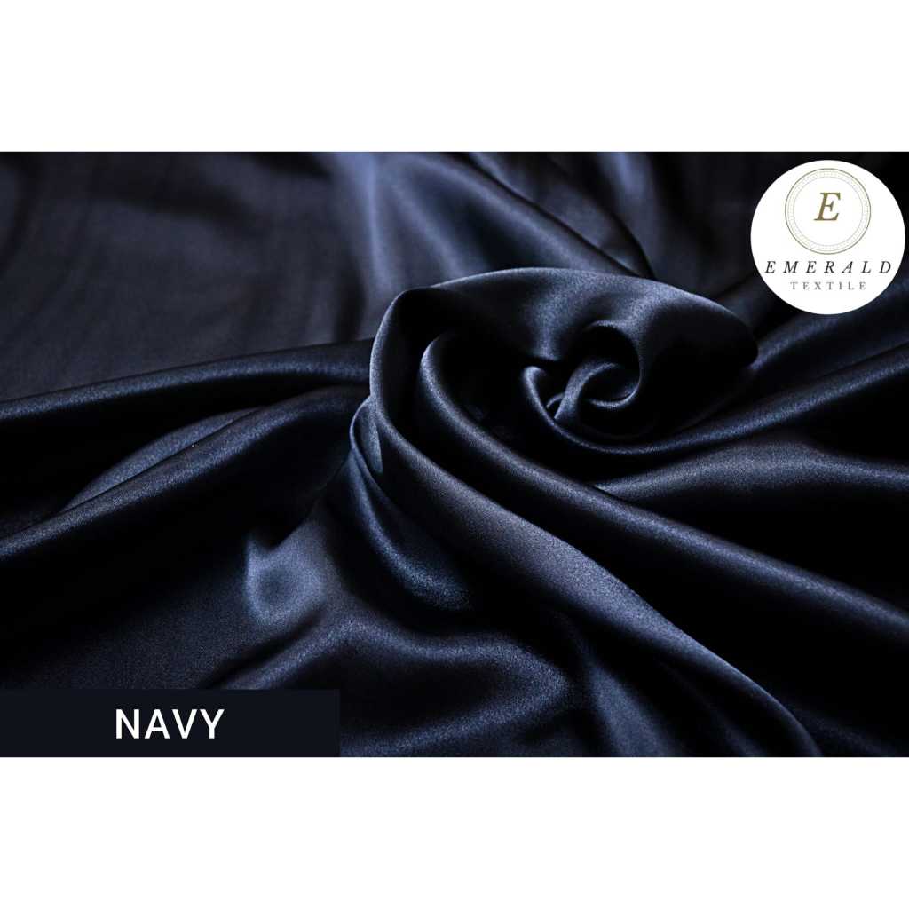 Jual ( BUKAN HIJAB ) SETENGAH METER Kain Satin Charmuse Silk Premium ...