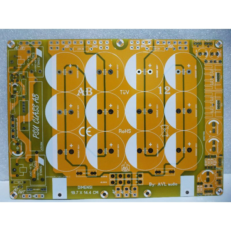 Jual PCB psu class AB 12 elko | Shopee Indonesia