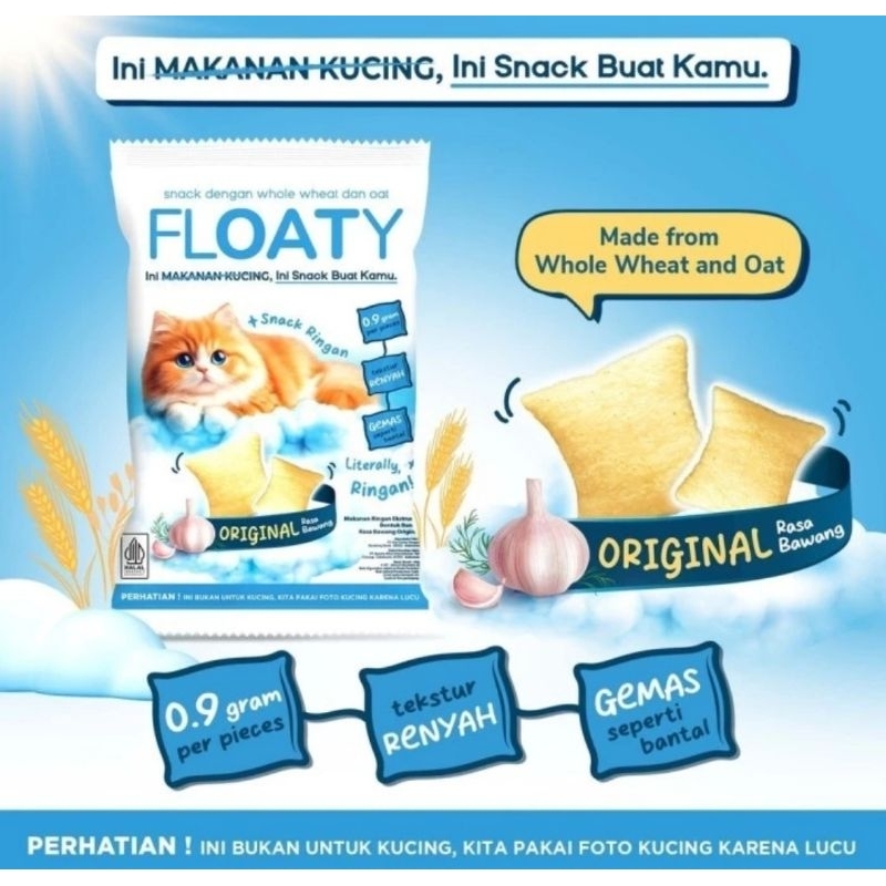Jual FLOATY Snack Cemilan Seru Kriuk Floaty 60gr | Shopee Indonesia