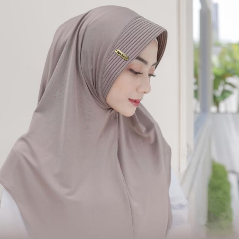 Jual BERGO HAMIDAH SIZE M / L MENUTUP DADA LABEL BESI BY ASSYLA HIJAB INSTAN PREMIUM | Shopee ...