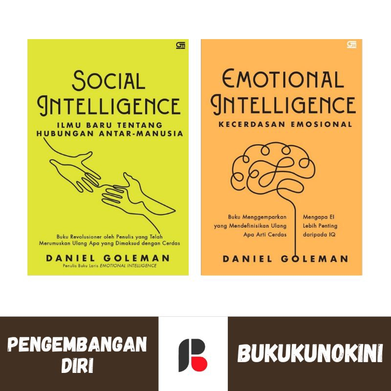 Jual (Original) Buku Emotional Intelligence/Kecerdasan Emosional; Social Intelligence - Daniel ...