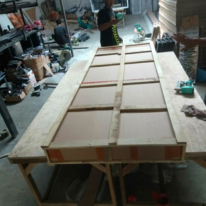 Jual Packing Kayu Buat Pintu dan Jendela ukuran besar | Shopee Indonesia