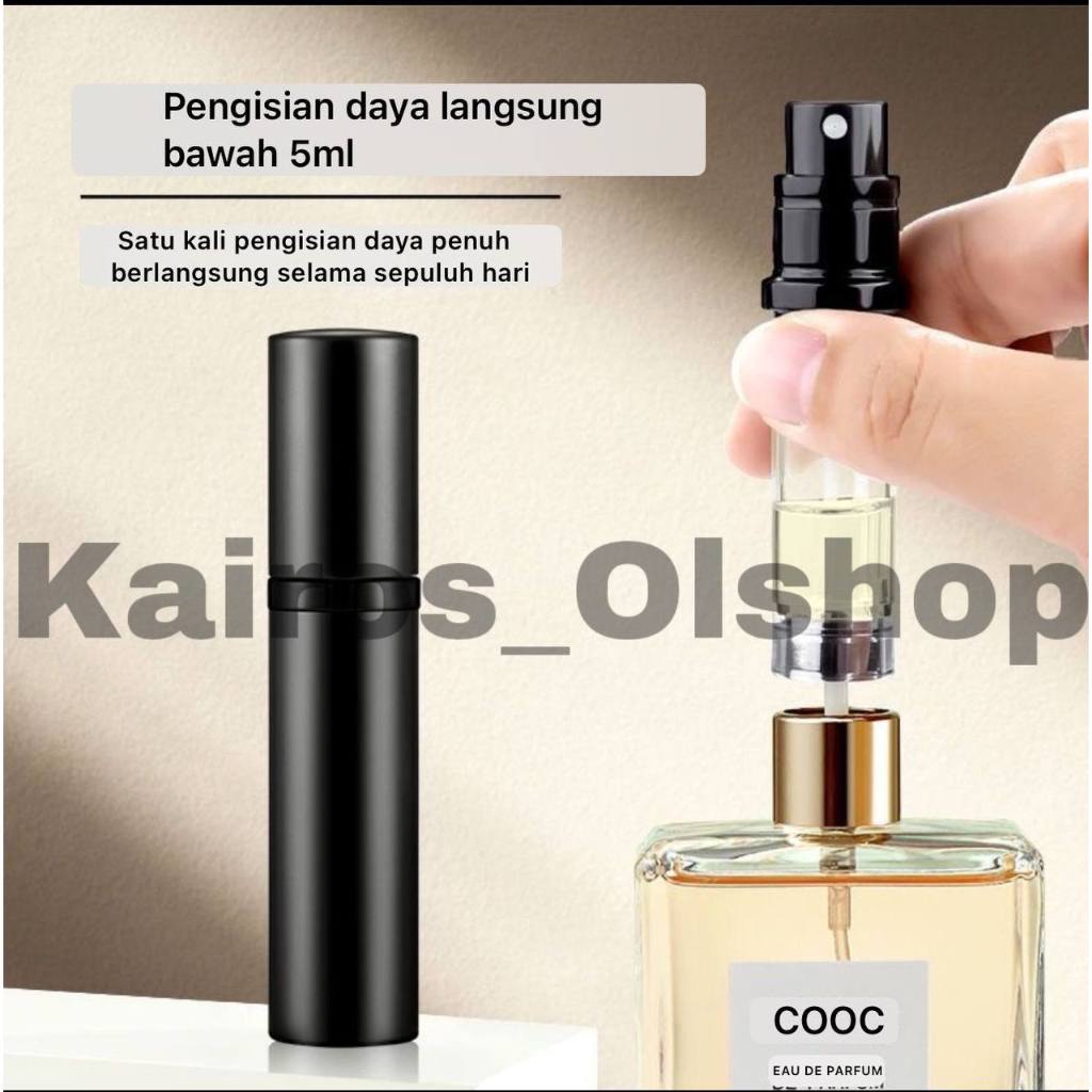 Jual 5ml Atomizer Botol spray parfum aluminium portable traveling ...