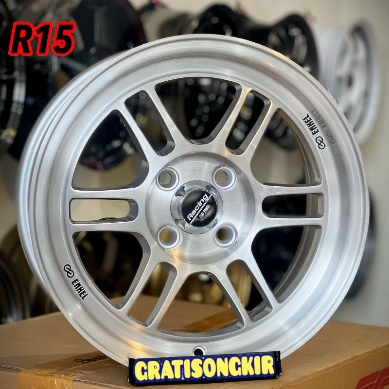 Jual velg mobil ring 15 ENKEI RPF1 FLOW FORMING PCD 4X100 LEBAR 7 ET 38 velg mobil racing R15 ...