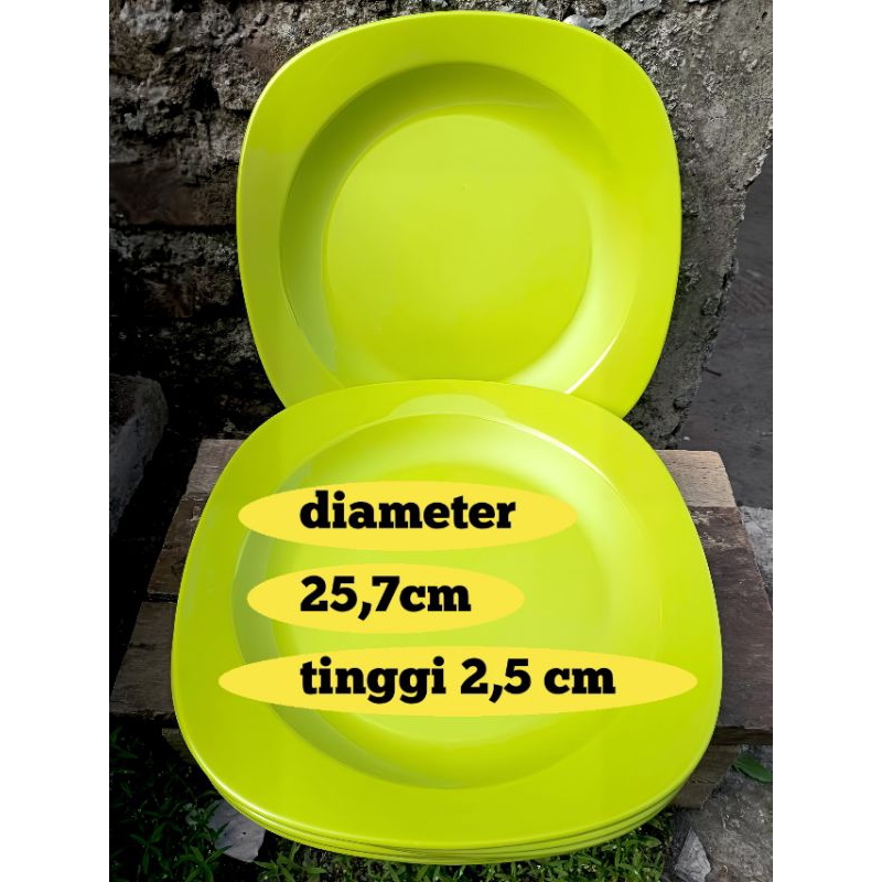 Jual piring tupperware - piring plate - piring lebar - piring saji ...