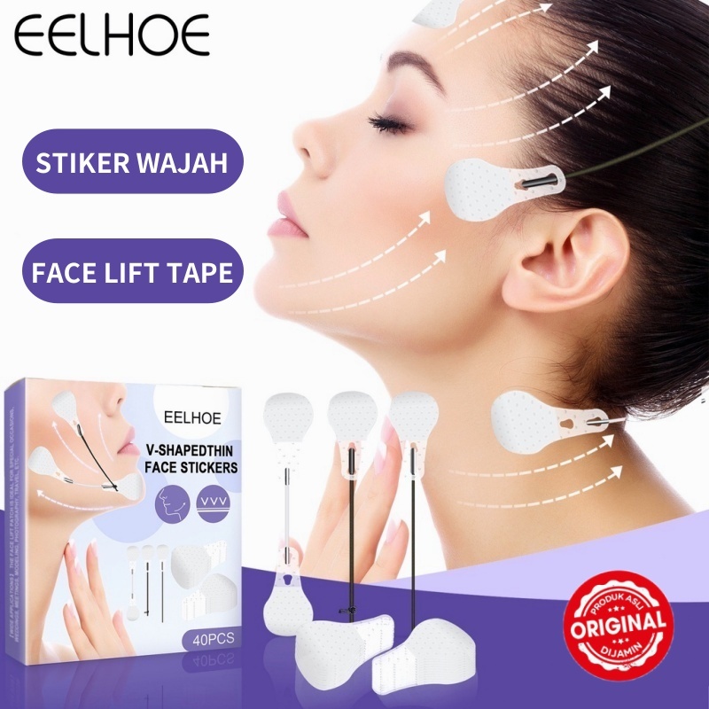 Jual 【100% ORI】Face Lift Tape 40Pcs / Stiker Wajah / Sticker Wajah Anti ...