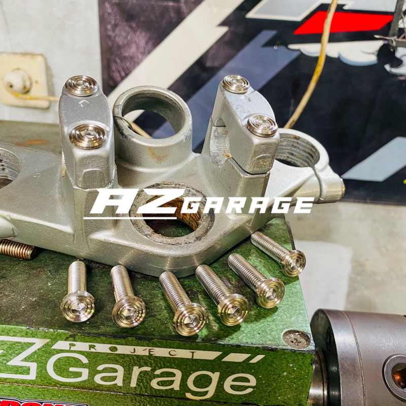 Jual baut L stainles baut segitiga atas ninja R/ss / kis custum bubut | Shopee Indonesia