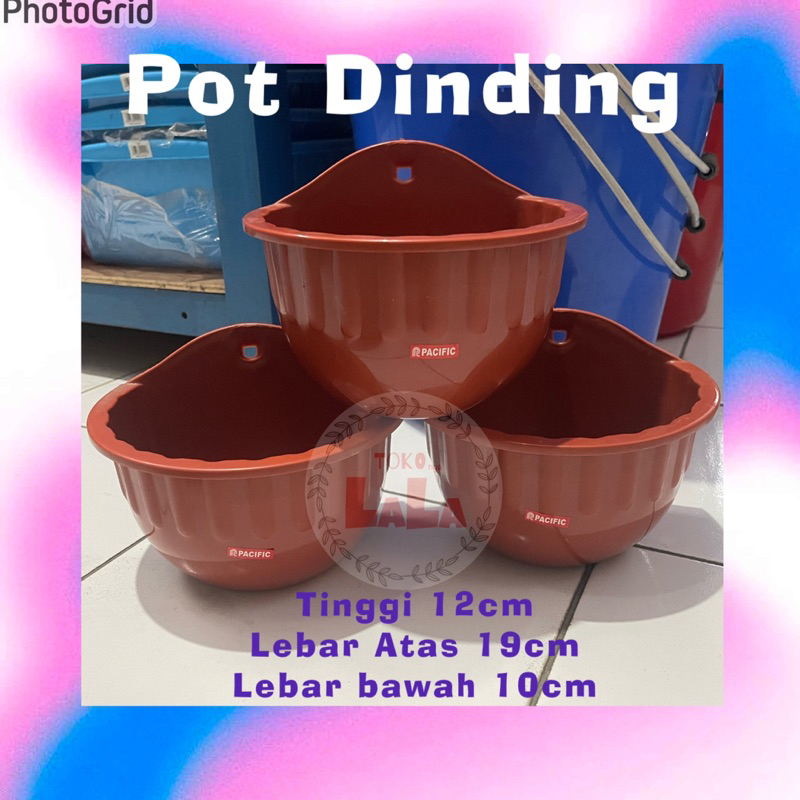Jual Pot Dinding / Pot Tempel Tembok / Pot Plastik Pacific | Shopee ...