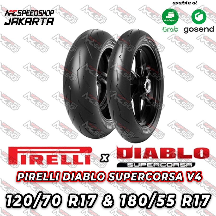 Jual Ban Pirelli Diablo Supercorsa V4 120/70 ZR & 180/55 ZR NINJA 250FI ...