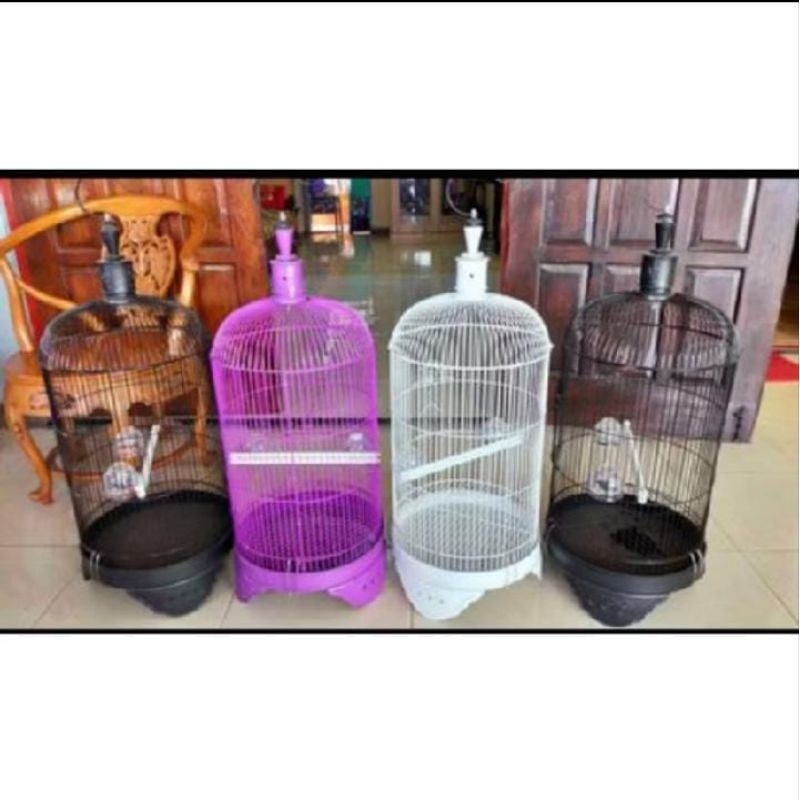 Jual sangkar Lovebird dragon sangkar besi butterfly warna hitam ...
