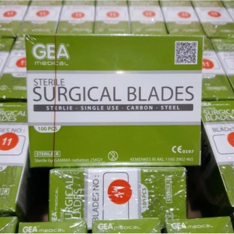 Jual Bisturi No 10 11 15 18 20 21 22 23 24 Pisau Bedah Surgical Blade ...